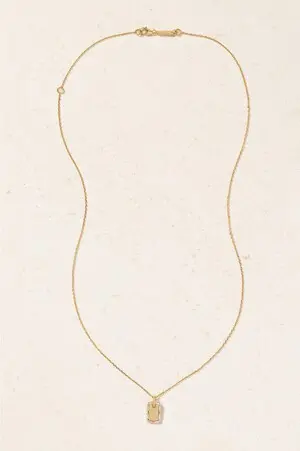 SUZANNE KALAN Mini 18-karat Diamond Necklace - Gold