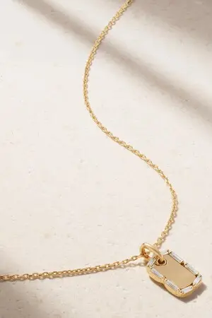 SUZANNE KALAN Mini 18-karat Diamond Necklace