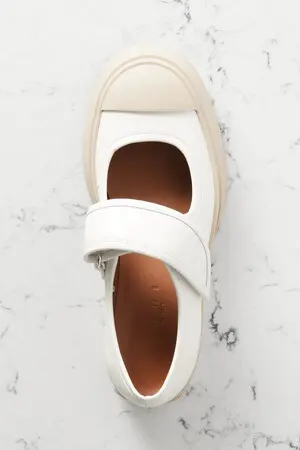 Marni Pablo Leather Mary Jane Platform Sneakers