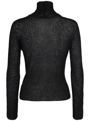 Saint Laurent Mohair Blend Turtleneck Sweater