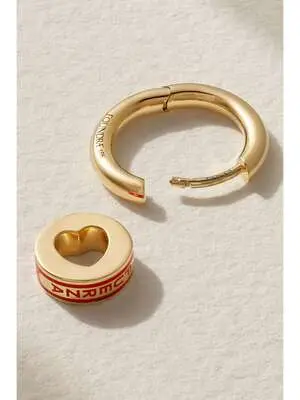 FOUNDRAE Strength Heart Beat Small Single Hoop Earring
