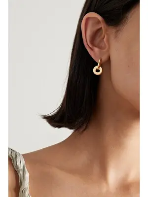 FOUNDRAE Love Petite Chubby Heart Beat 18-karat Single Earring