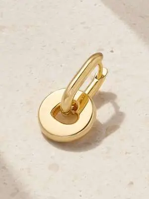 FOUNDRAE Love Petite Chubby Heart Beat 18-karat Single Earring