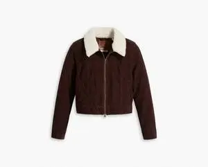 LEVI'S Slim Sherpa Corduroy Trucker Jacket