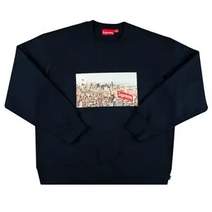 Supreme Supreme Aerial Crewneck Blue