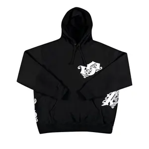 Supreme Old English Wrap Hooded Sweatshirt - Black