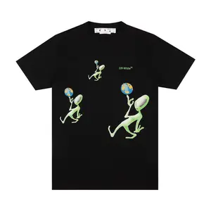 Off-White Alien Arrow Over Short-sleeve Tee /green - Black