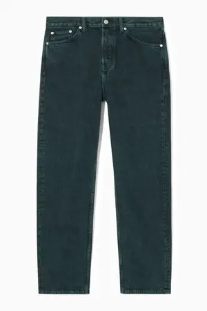 Cos Signature Straight-Leg Jeans Green