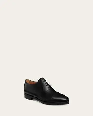 John Lobb Bristol Leather Oxford Loafers