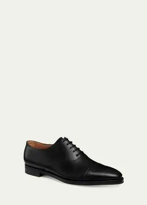 John Lobb Bristol Leather Oxford Loafers