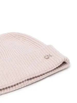 Calvin Klein Ribbed-knit Beanie - Grey