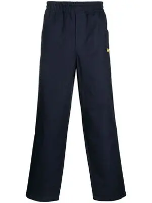 Adidas Logo-ebroidered Cotton Track Pants