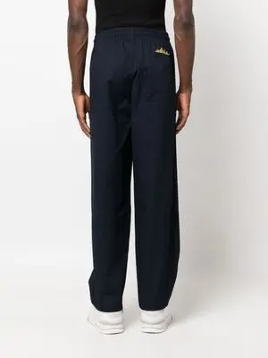 Adidas Logo-ebroidered Cotton Track Pants