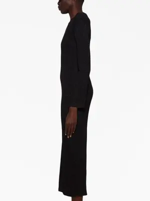 Alexandra Golovanoff Ribbed Maxi Dress