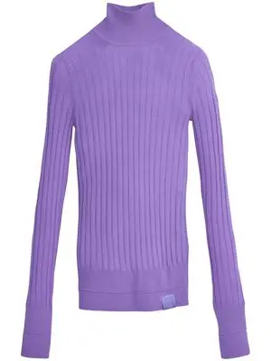 Marc Jacobs Ribbed Merino Wool Turtleneck Top