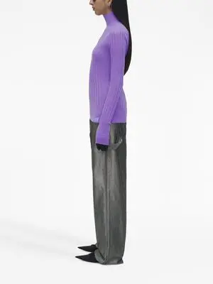 Marc Jacobs Ribbed Merino Wool Turtleneck Top