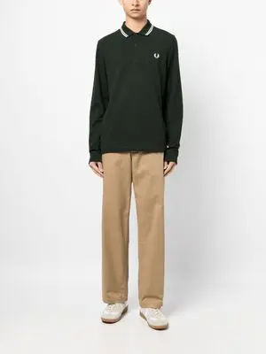 Fred Perry Long-sleeve Polo Shirt - Green