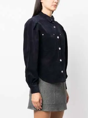 MARANT ETOILE Renata Corduroy Shirt - Blue