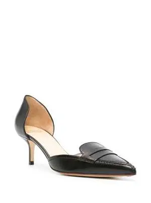 FRANCESCO RUSSO D’orsay 55mm Penny Leather Pumps