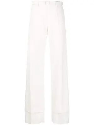 MAISON MARGIELA High-waisted Flared Trousers