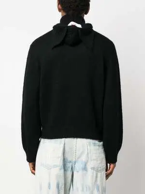 CHARLES JEFFREY Slouchy-hood Felted Jumper