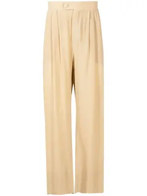 HANDRED Wide-leg Silk Trousers