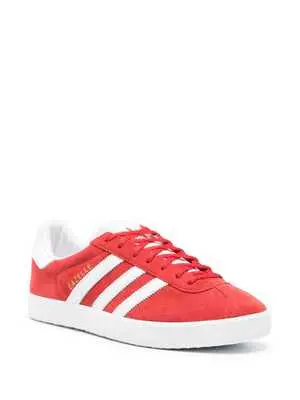 Adidas Gazelle Logo-print Sneakers - Red