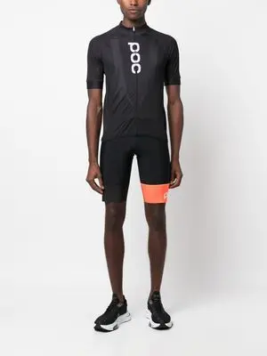 POC Logo-print Zipped Cycling Top
