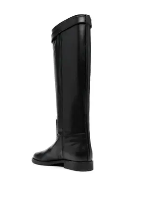 VIA ROMA 15 Buckle-detail Knee-high Boots