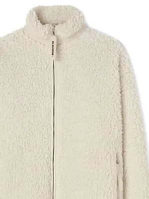 JIL SANDER Faux-shearling Zipped Cardigan