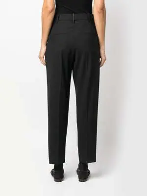 Brunello Cucinelli Cropped Trousers - Black