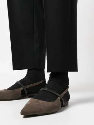 Brunello Cucinelli Cropped Trousers - Black