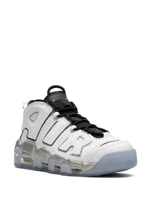 Nike Air More Uptempo Metallic Sneakers - White