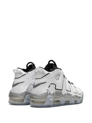 Nike Air More Uptempo Metallic Sneakers - White