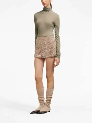 Ami Roll-neck Ribbed Sweater
