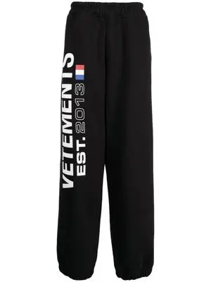 Vetements Flag-logo Print Track Pants