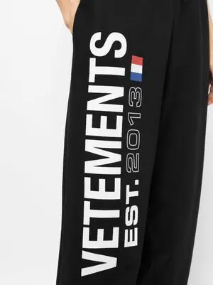 Vetements Flag-logo Print Track Pants