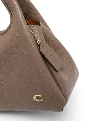 COACH Lana Pebbled-leather Tote - Brown