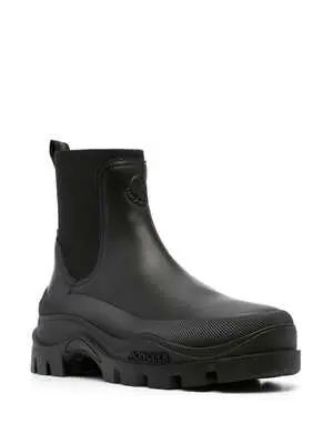 Moncler Chunky-sole Leather Ankle Boots