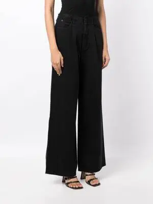 SLVRLAKE Taylor Wide-leg Jeans - Black