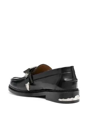 TOGA VIRILIS Buckle-detail Leather Loafers