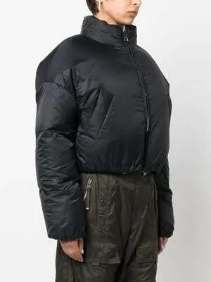 Khrisjoy Zipped Cropped Jacket - Black