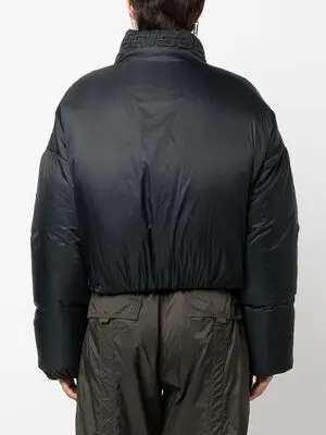 Khrisjoy Zipped Cropped Jacket - Black