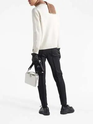 Prada Logo-embroidered Cashmere Jumper