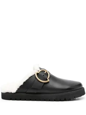 Moncler Bell Leather Mules