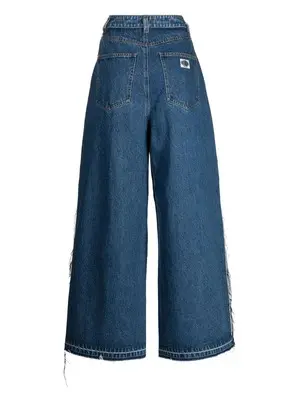 GROUND ZERO High-waisted Wide-leg Jeans