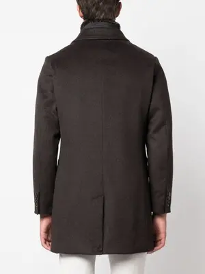 MOORER Single-breasted Notched Coat