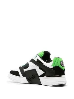 Philipp Plein Phantom Street Leather Sneakers - White
