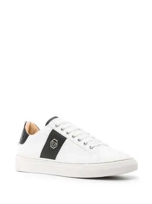 Philipp Plein Logo-plaque Leather Sneakers
