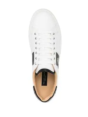 Philipp Plein Logo-plaque Leather Sneakers